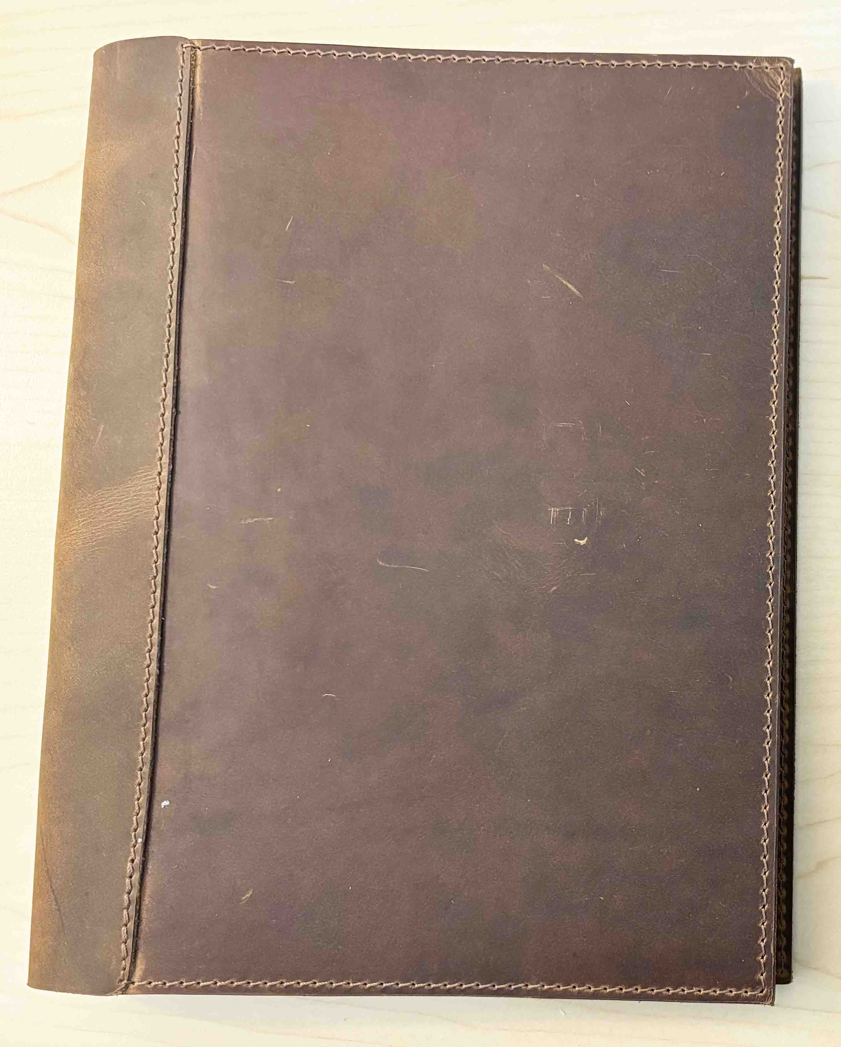 Leather Engraved Notebook Cover